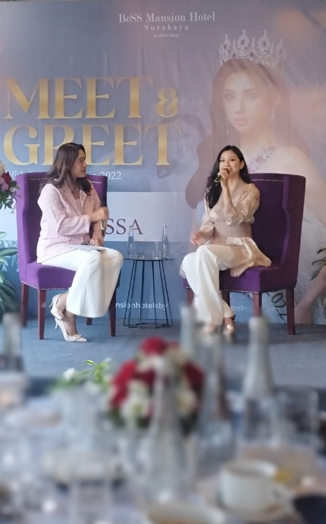 Meet and Greet bersama Miss Indonesia “Audrey Vanessa” di Bess Mansion ...