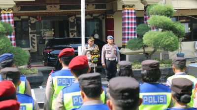 Kapolres AKBP Teguh Priyo Wasono Lepas 314 Personel BKO Polda Bali - Nusantara Jaya News