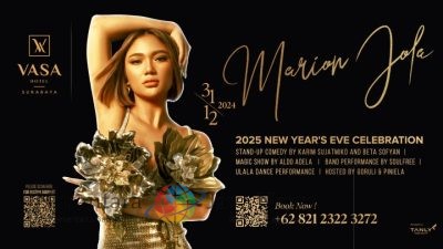 Marion Jola Akan Memeriahkan Perayaan Malam Tahun Baru di Vasa Hotel Surabaya - Nusantara Jaya News