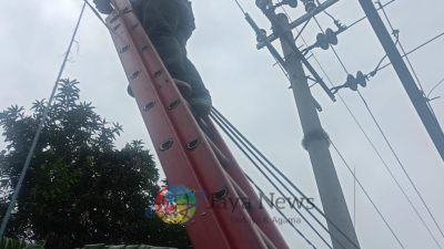 Langkah Proaktif PLN Icon Plus Tertibkan Kabel Ilegal di Tiang PLN Kota Surabaya Guna Estetika ...